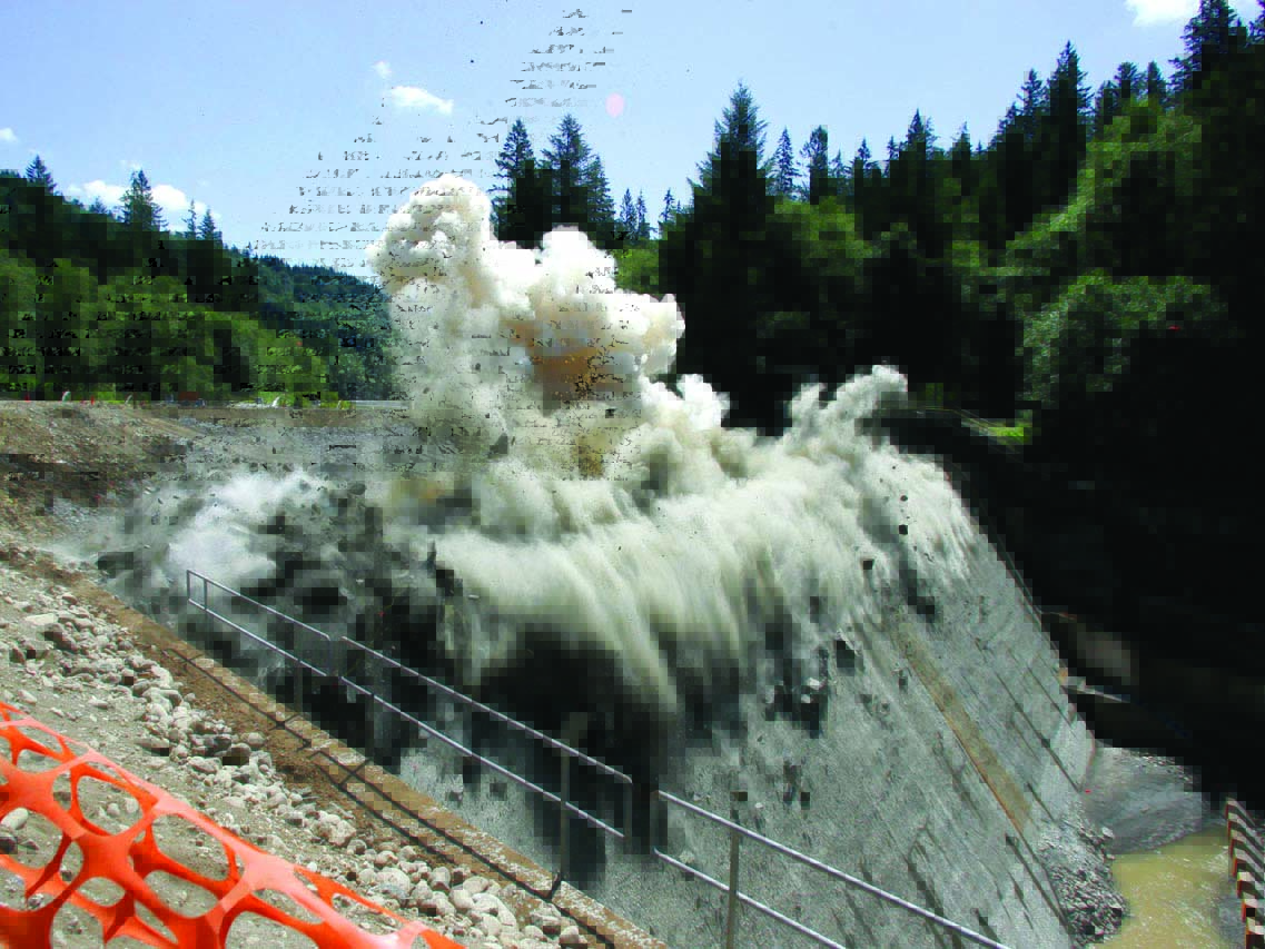 Marmot Dam Explodes into Souvenir Bits - Western Rivers Conservancy